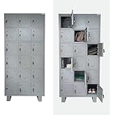 Laxmi KAPAT Metal 18 Door Staff Locker Storage Cabinet Cupboard with ...