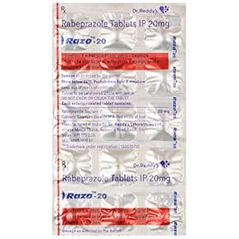 Razo 20mg - Strip of 15 Tablets : Amazon.in: Health & Personal Care