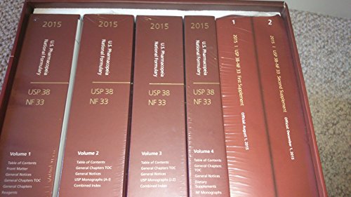 Buy U.s. Pharmacopeia National Formulary: Usp38-nf33-2015 Book Online ...