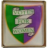 Enamel Reproduction Suffragette Badge, Waving Flag Design. Votes For ...