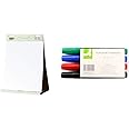 Bi-Office Tabletop Self Stick Flipchart Pad, 20 Sheets - 70 gr/m² paper ...