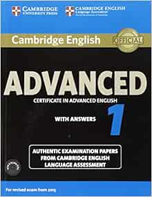 Amazon.fr - Cambridge English Advanced 1 for Revised Exam from 2015 ...