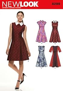 New Look Size A 8 - 10 - 12 - 14 - 16 - 18 - 20 Sewing Pattern 6299 ...