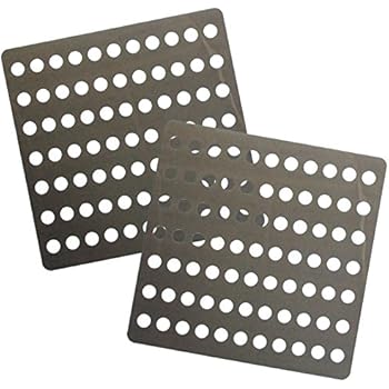 200mm 20cm Square Solid Metal Steel Gully Grid Heavy Duty Drain Cover ...