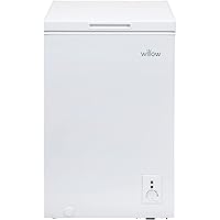 Willow W99CFW 99 Litre Chest Freezer in White, Suitable for ...