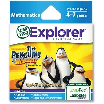 Leapfrog Leapster Explorer Penguins of Madagascar Game: Amazon.co.uk ...