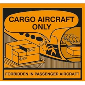 Sticker Only for Cargo Aircraft (Cargo Aircraft Only), Foil, Roll ...