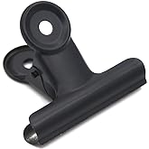 30 Pcs Small Bull Clips, Black Binder Clips Metal Hinge Clips Picture ...