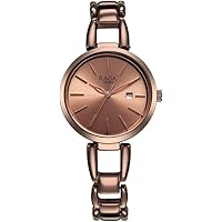 Titan Raga Viva Rose Gold Dial Analog Leather Strap watch for Women ...