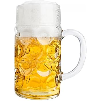 Chope de bière allemande Munich Hofbräuhaus München HB 1 litre King ...