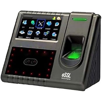 Face Reader Biometric Attendance Machine Uface 602+ID (Black): Amazon ...