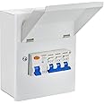 Metal Garage Consumer Unit 63A RCD, 6A, 16A, 32A, MCB Amendment 3 ...