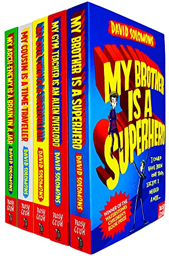 My Brother Is a Superhero Series Books 1 - 5 Collection Set by David ...