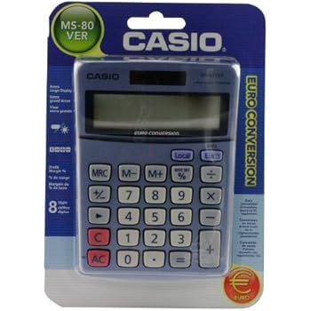 Casio MS 80 VER Calculator: Amazon.co.uk: Office Products