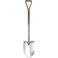 Kent & Stowe Stainless Steel Pointed Spade, Traditionally-Styled Garden ...