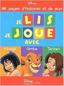 Je lis, je joue avec Mowgli, Simba et Tarzan: Amazon.co.uk: Disney ...