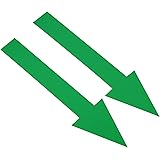 Arrow Sticker Directional Decals 12x6 Inch 24 Pack Marking Sign ...
