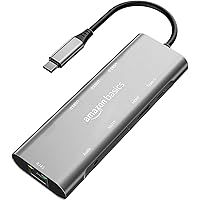 Amazon Basics USB-C Hub Dock 7-in-1 with 4K 30HZ HDCP Compliant ...