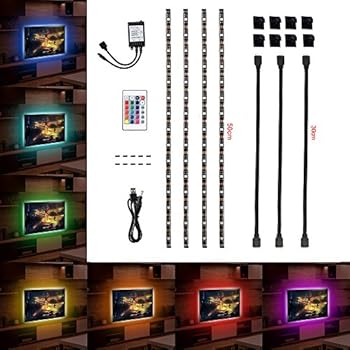 Ruban LED TV - Ruban LED Derrière TV - Kit de Rétroéclairage LED pour ...