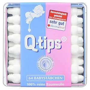 Q Tips Baby Cotton Bud Boys & Girls 64pcs/Box: Amazon.co.uk: Baby