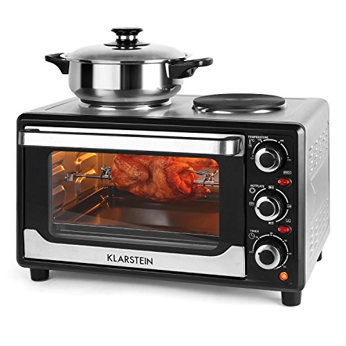 Klarstein "Omnichef 23H" Mini-Backofen Mini Grillofen mit Hähnchen ...