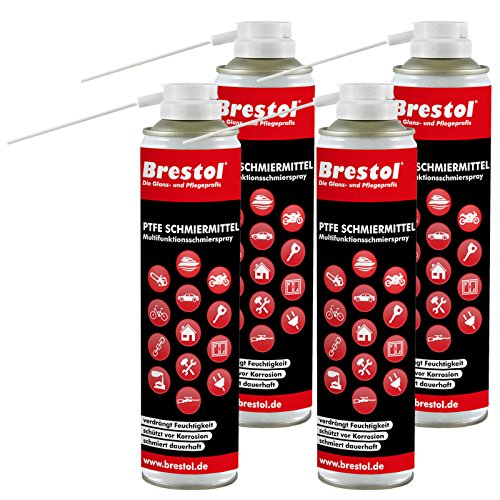 Buy BRESTOL PTFE Lubricant 4 x 400 ml – 10 in 1 Multifunctional ...