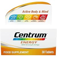 Centrum Energy, Multivitamin, with Vitamin C, Vitamin D3, Ginseng ...
