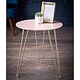 RA-HOMESTORE® New Stunning Malvern Side Table -Blush & Rose Gold ...