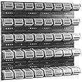 Wall Shelf with 40 Boxes with Lids, 80 x 80 cm, Stacking Boxes, Storage ...