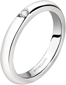 Morellato Anello unisex, Collezione Love Rings, in Acciaio, Cristallo ...