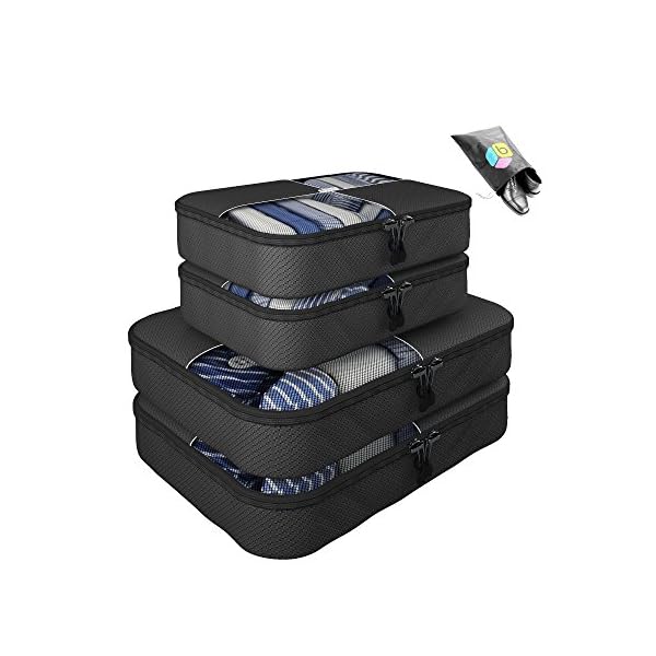 Organizer per valigia – Set da 5 pezzi – 2 Grande & 2 medio – Inclusa ...