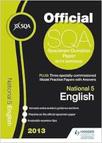 SQA Specimen Paper 2013 National 5 English and Model Papers (SQA ...