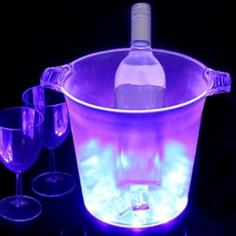 Light Up LED Ice Bucket (blue): Amazon.co.uk: Business, Industry & Science