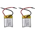 2 Pack 3.7V 220mAh Lithium Battery for SYMA S107 S107G S108G S109G ...