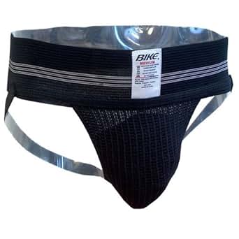Bike Jock Adult Supporter Jockstrap - Black - Size S: Amazon.co.uk ...