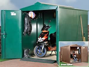 Scooter / Moped Storage Garage - secure outdoor storage shed for Mopeds ...