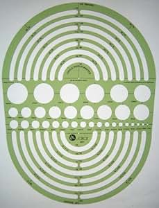 Kreis Schablone Zeichenschablone Technisches Zeichnen - Kreisschablone ...