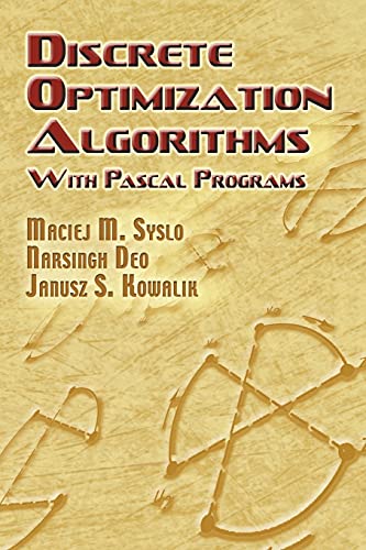 Buy Discrete Optimization Algorithms: With Pascal Programs (Dover Books ...