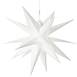 AMARE LED 3D Außenstern Weiß ca. 57 x 48 x 44 (B x H x T), für den ...