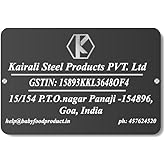 CRAFTEEZY® Customised Company GST Name Plate For Office Entrance ...
