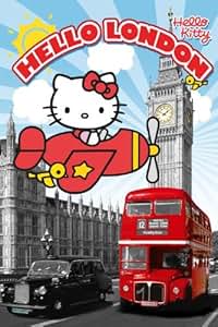 Hello Kitty In London England Big Ben Large Poster 61 by 91.5cm: Amazon ...