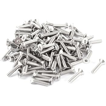 (4mm) M4 x 15 Black 10.9 Grade High Tensile Hex Socket Countersunk screws Self Colour Allen ...