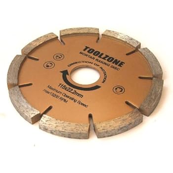 Toolzone 115mm (4-1/2") Mortar Raking Disc: Amazon.co.uk: DIY & Tools