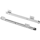 Keyboard Shelf Runners Adjustable Under Desk Computer Slides Steel with ...