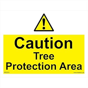 Tree Protection Area Keep Out Sign 450mm x 600mm - Rigid Plastic ...