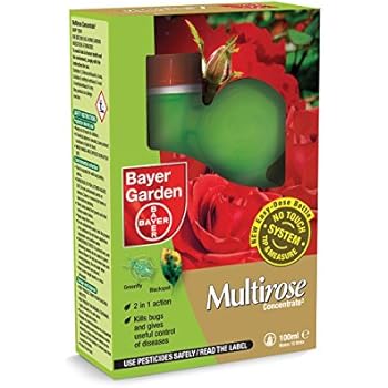 Bayer Garden Multi-Rose Fungicide Concentrate, 100 ml: Amazon.co.uk ...