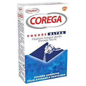Corega Ultra Adhesive Powder for Dental Prosthetics: Amazon.co.uk ...