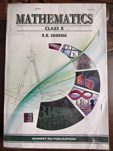 Mathematics by R.D. SHARMA for class 10 [Paperback] rd sharama : rd ...