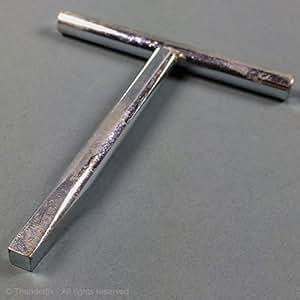 Budget Key T Bar Key Lock Tapered Square Drive Key 6.5mm Square by ...