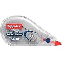 Bic Tipp-Ex Pocket Mini Pocket-Mouse Correction Tapes, With 6M-Long of ...